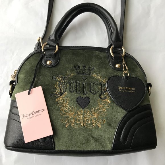 Juicy Couture | Bags | Juicy Couture Heritage Satchel Super Greens | Poshmark